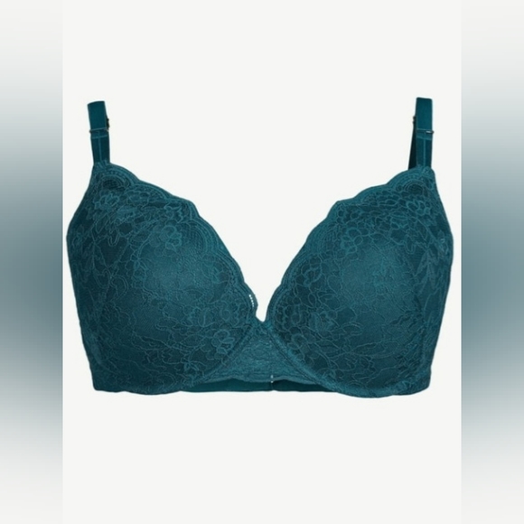 Joyspun | Intimates & Sleepwear | Nwt Joyspun Emerald Lace Push Up Bra ...